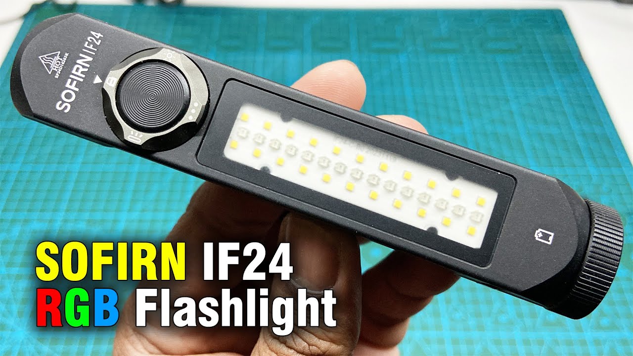 Sofirn IF24 RGB Flashlight Unbox and Review - YouTube