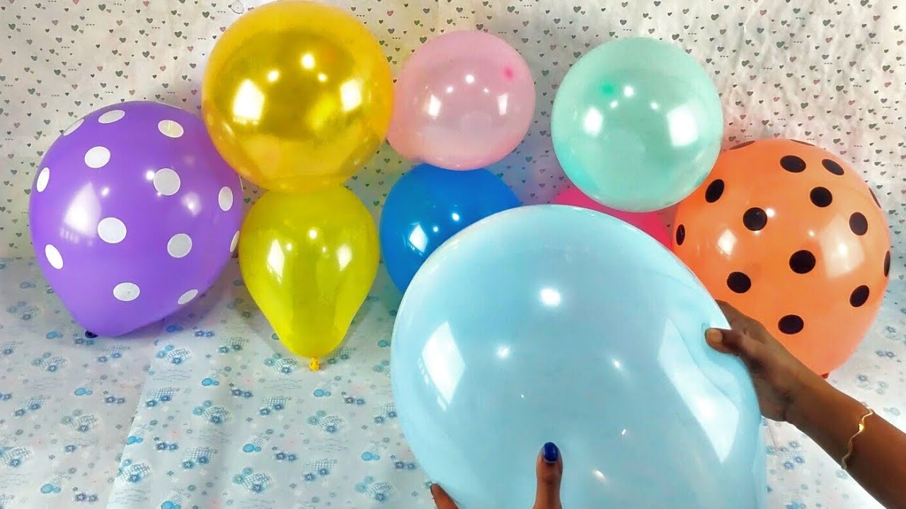Balloon popping AsMR #balloon #asmr #baloon - YouTube