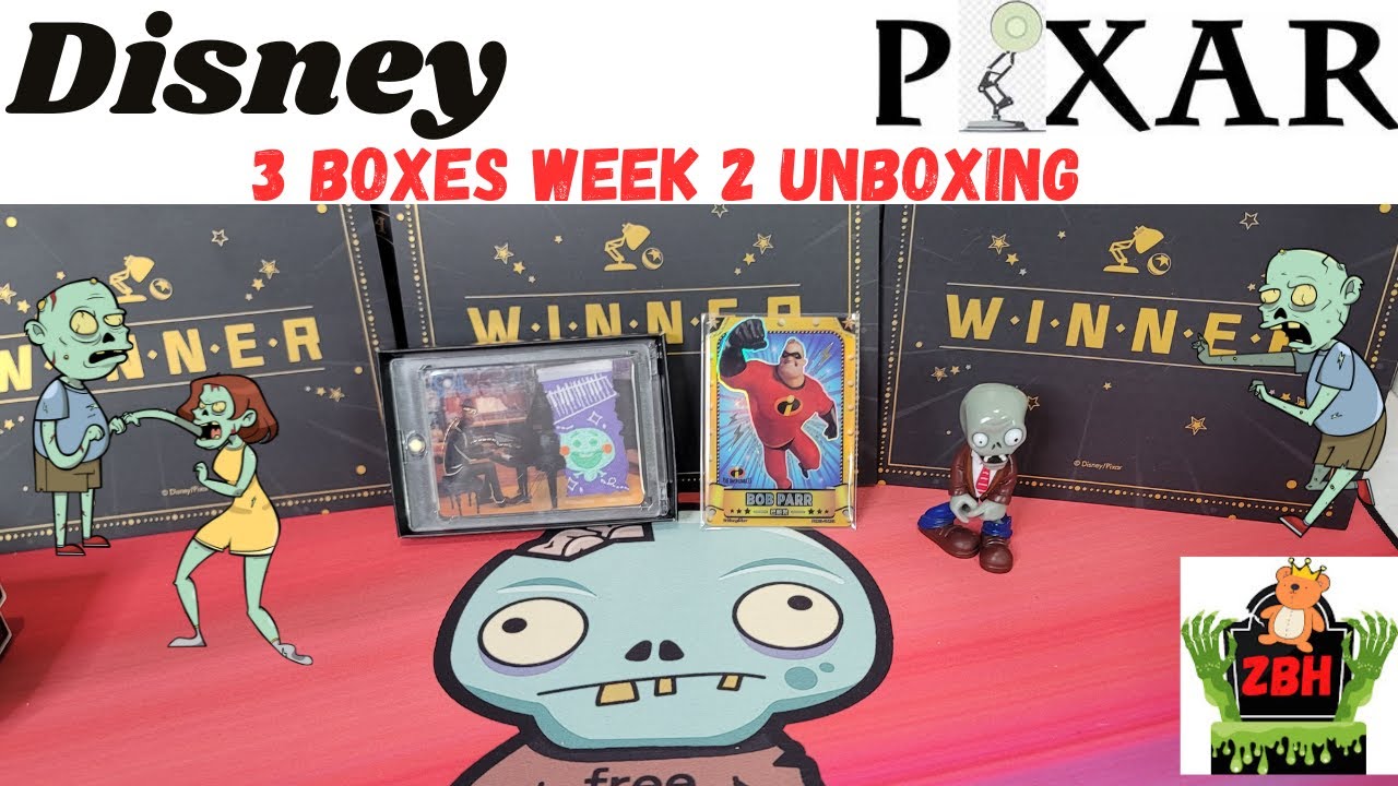 Opening 3 boxes A Day Week 2 Pixar 37th Anniversary Oscars Disney 100 ...