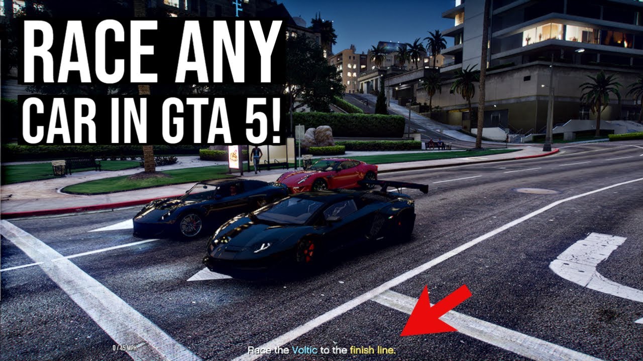 HOW TO RACE ANY CAR IN GTA 5 | How to install the Impromptu Races mod ...