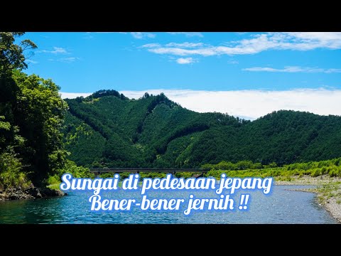 Mandi di sungai pedesaan jepang🇯🇵 bareng junior dari mynmar 🇲🇲