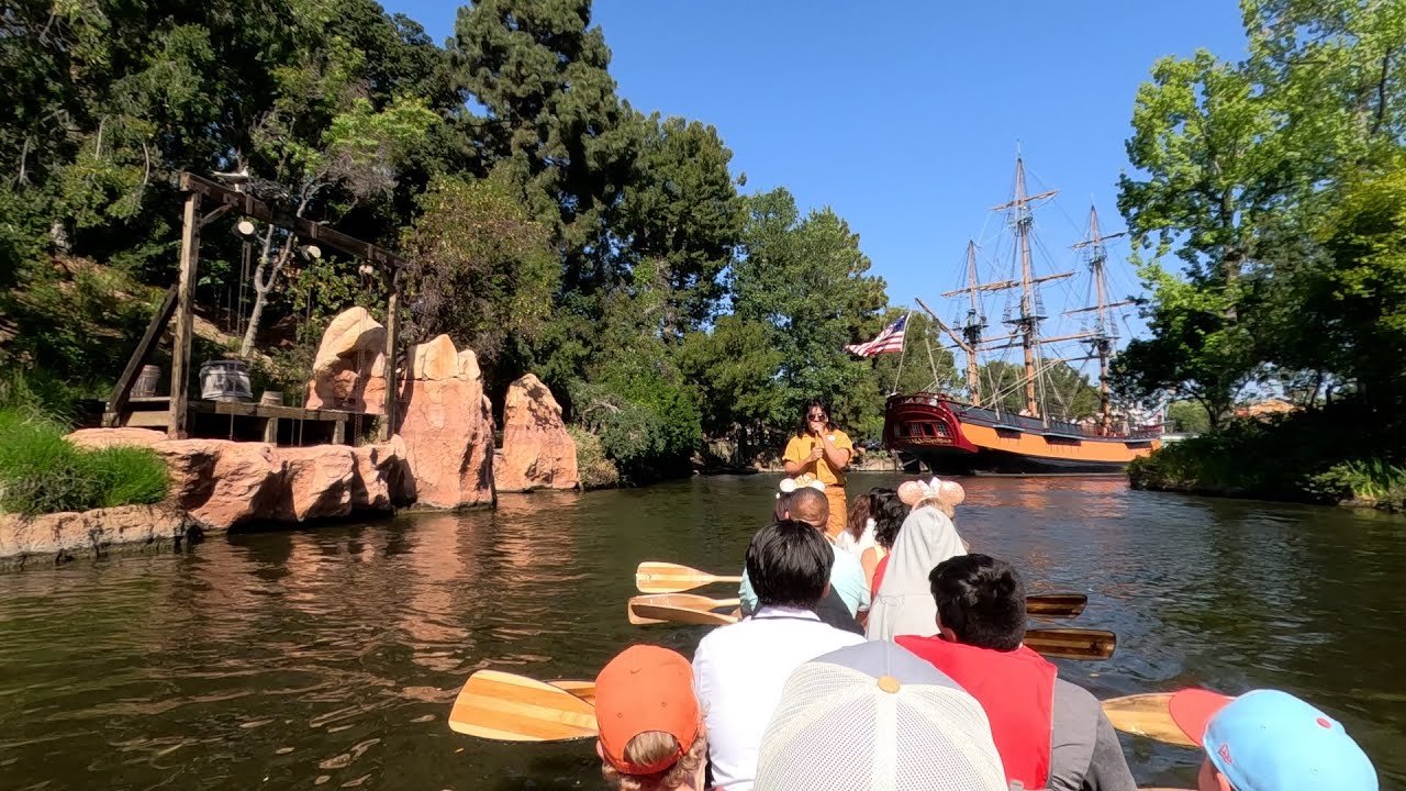 Davy Crockett's Explorer Canoes | The Ride | 06/20/23 | Disneyland ...
