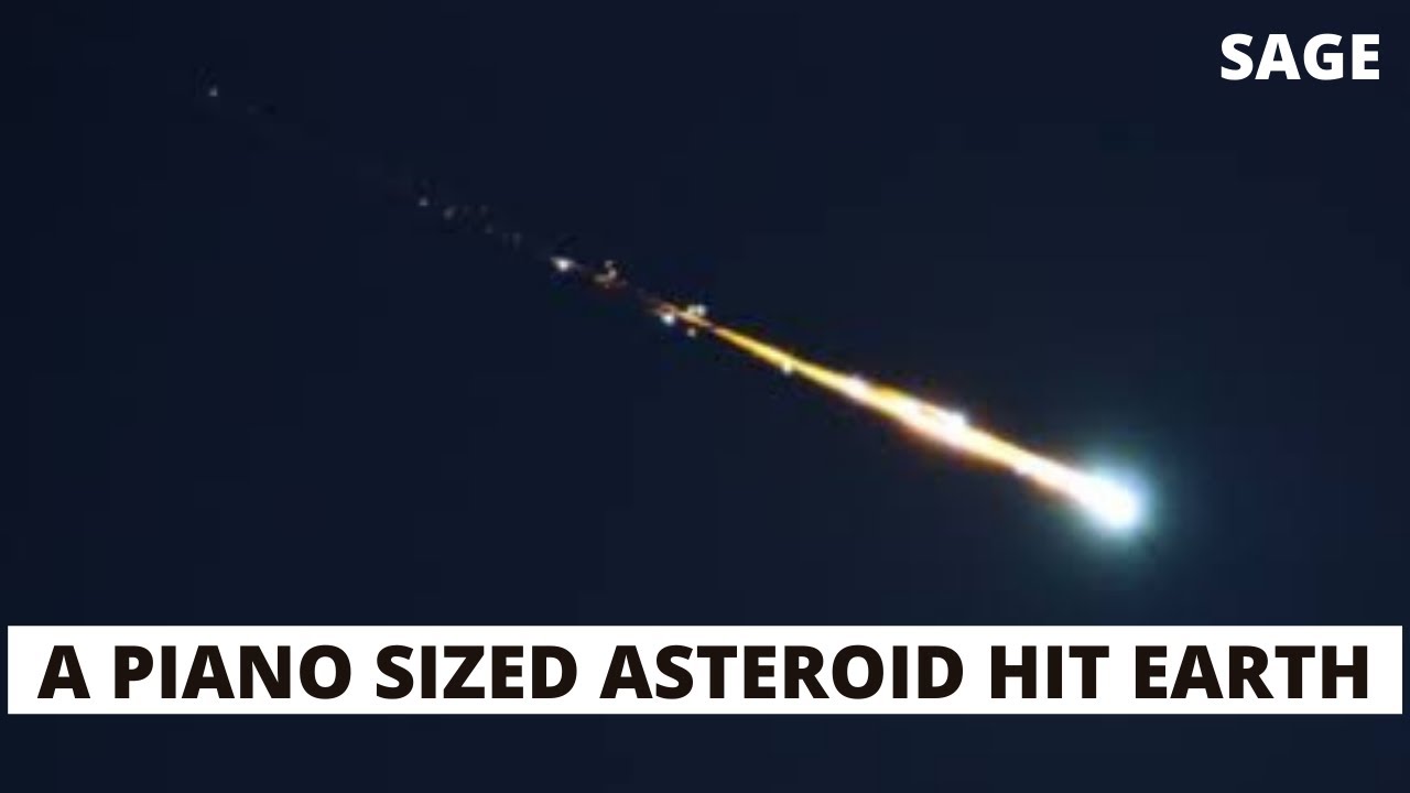 Asteroid 2022 EB5 hit Earth two hours after first spotted. - YouTube