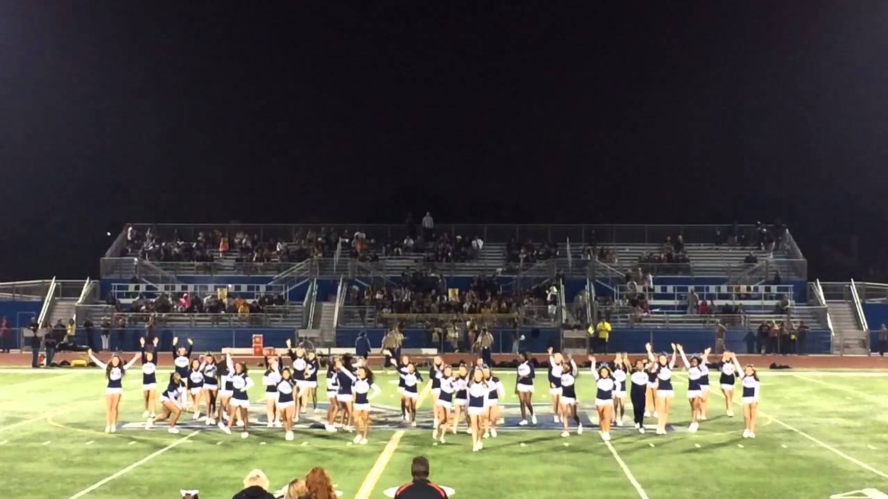 Madison high school cheerleaders halftime show homecoming 2 - YouTube