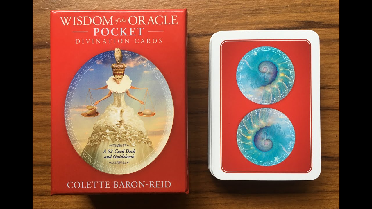 Wisdom of the Oracle POCKET Deck by Colette Baron-Reid. 52 card oracle ...