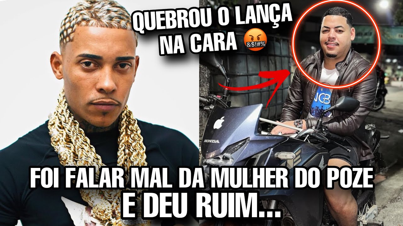 MC POZE quebra lanç4 perfum3 na cara do APRESENTADOR do NGB NEWS ...