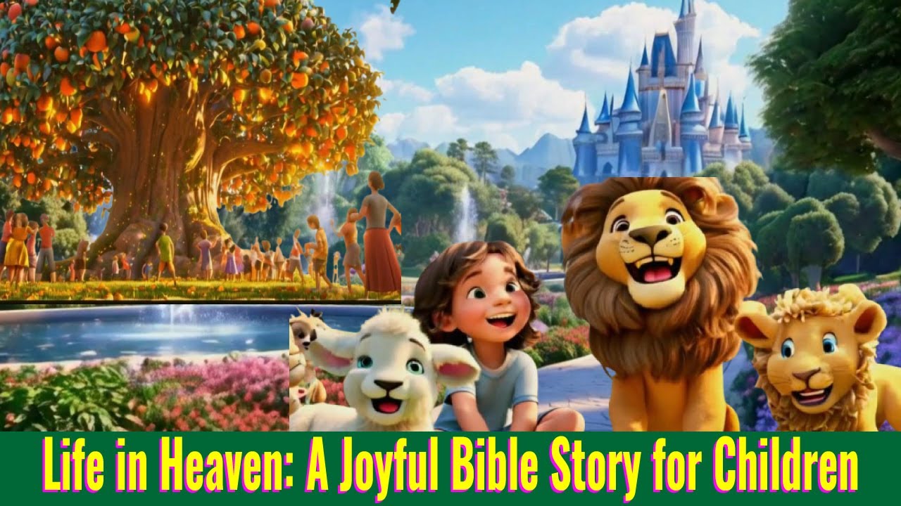 Life in Heaven: A Joyful Bible Story for Children | Animated bible ...