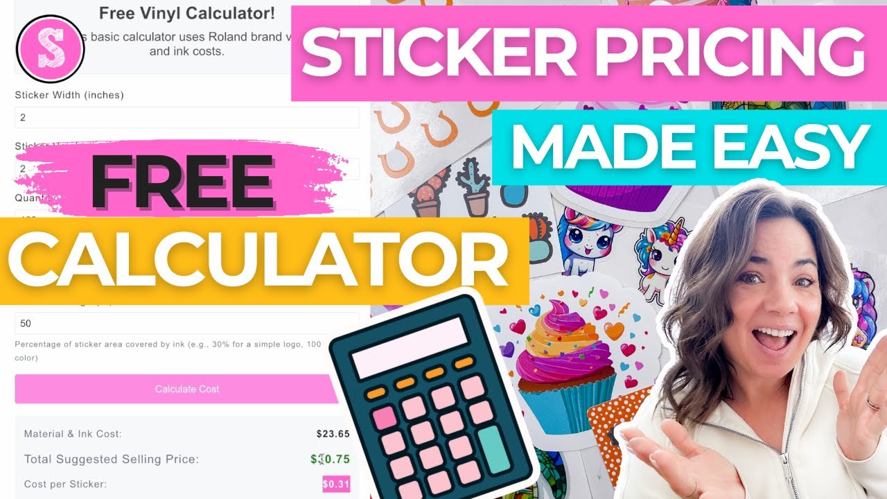Stop Guessing How Much to Sell Stickers For: Free Sticker Calculator ...