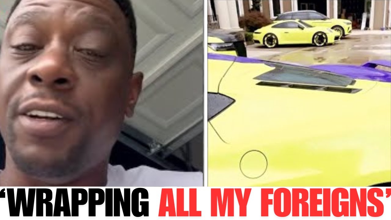 Boosie SHOWS OFF LSU Car Wraps Before Annual Pool Party! - YouTube