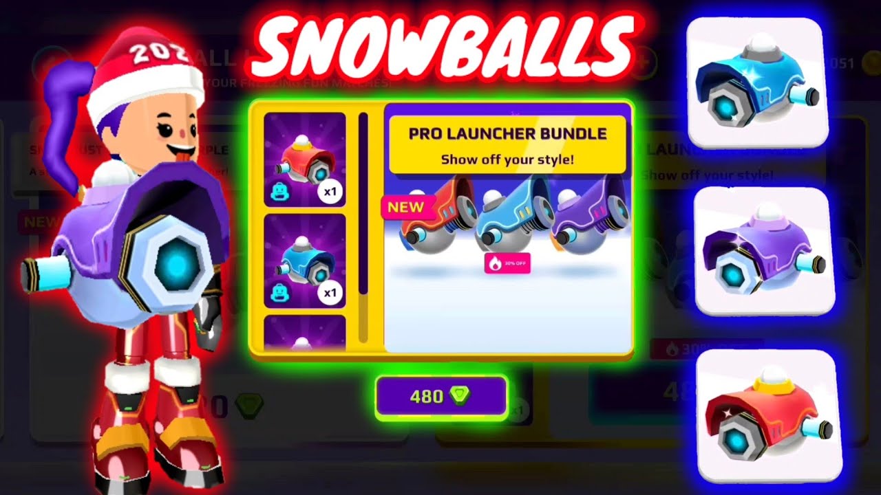 PK XD SNOWBALL LAUNCHERS Pro Launchers Bundle (Christmas) - YouTube