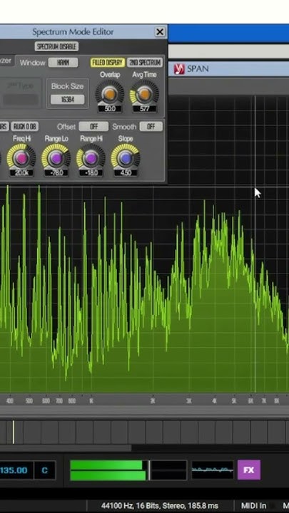 SPAN - Free Spectrum Analyzer by Voxengo - YouTube