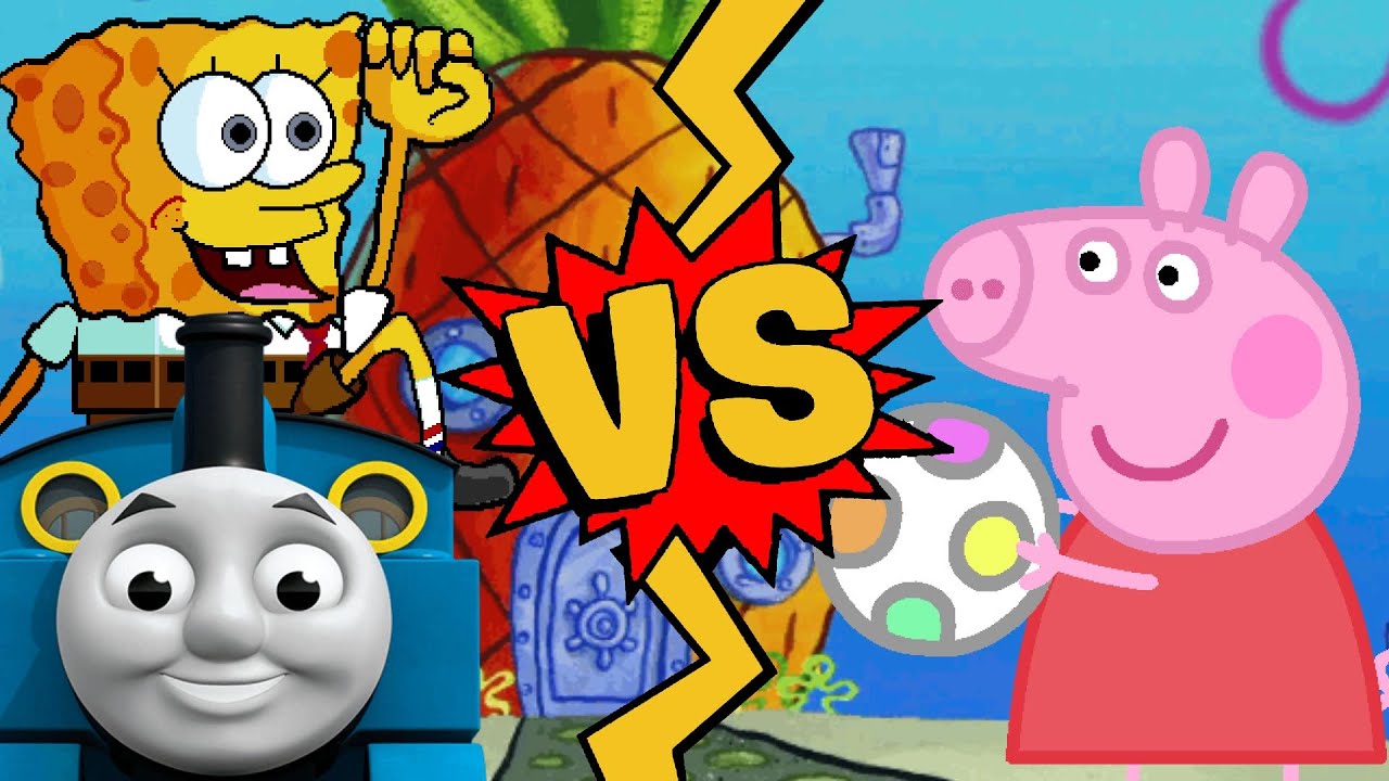 M.U.G.E.N Battles | SpongeBob SquarePants/Thomas the Tank Engine vs ...