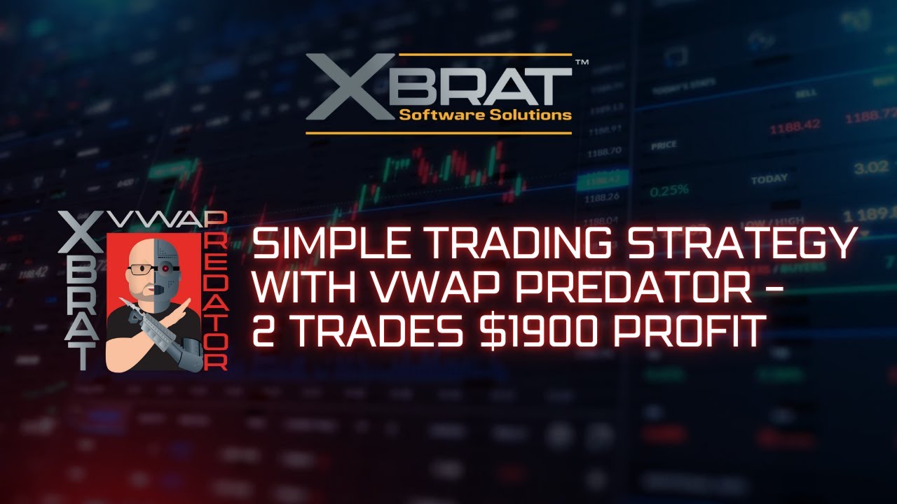 Simple Trading Strategy with VWAP Predator - 2 Trades $1900 Profit ...