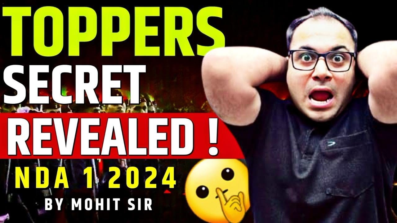 NDA Toppers Secrets😲 Last Minute Tips To Crack NDA 1 2024 Exam- Learn With Sumit - YouTube