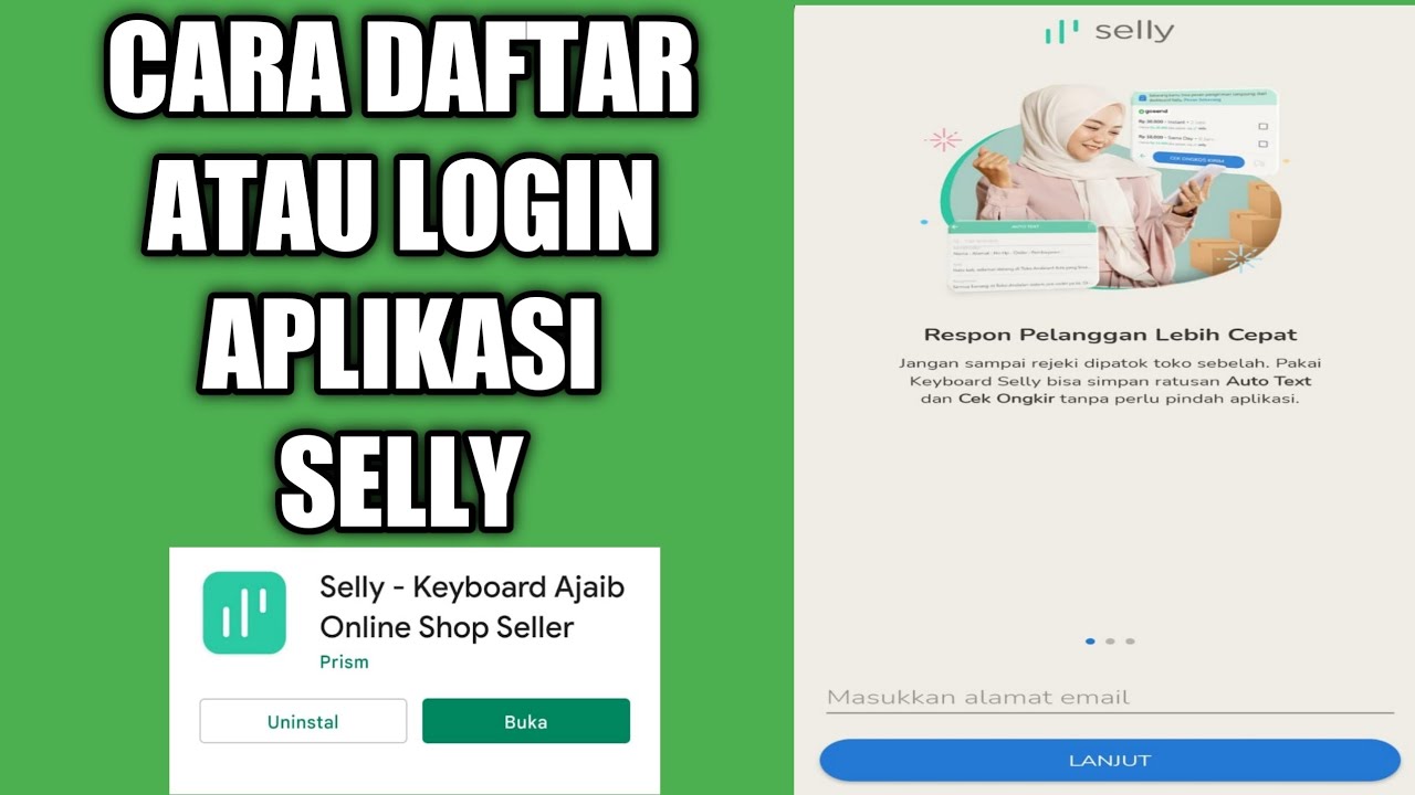 Cara menggunakan aplikasi Selly || Cara mendaftar aplikasi Selly bagi ...