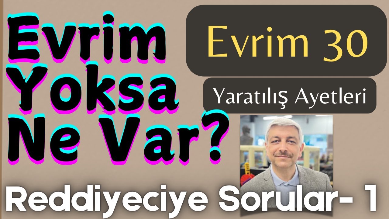 Evolution 30 Question 1 If not by evolution, how? - YouTube