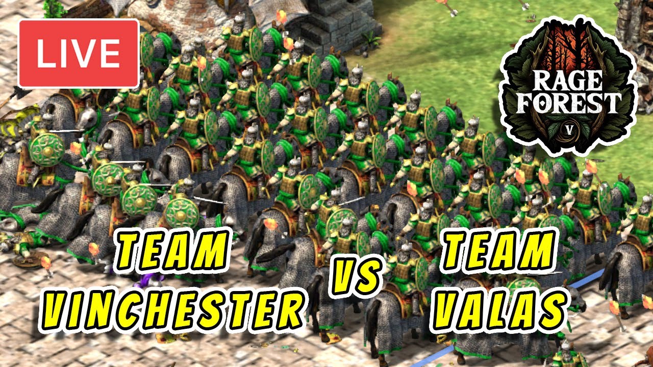 LIVE CASTING | RAGE FOREST 5 Tournament | Quarterfinals | July 18, 2024 | Age of Empires 2 - YouTube