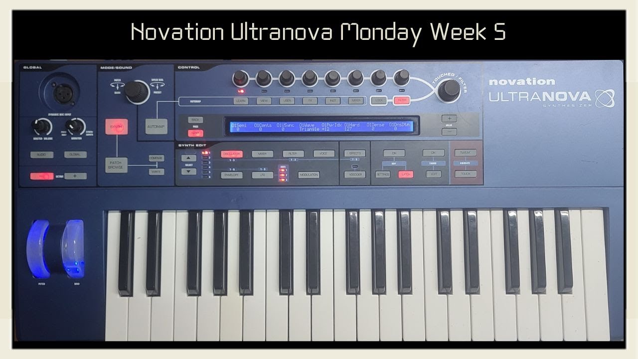 Novation Ultranova Monday! Enter The Soundscape! - Week 5 - YouTube
