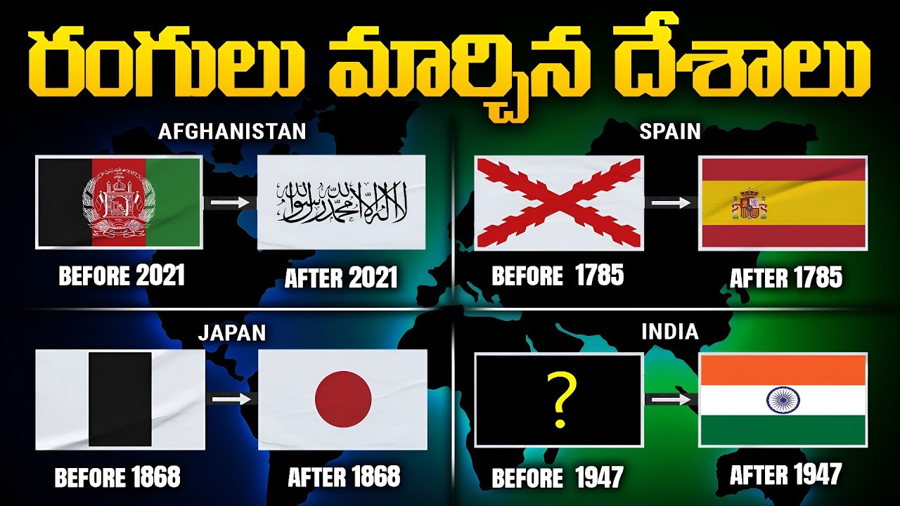 Top Countries That Changed Their Flag Colors @KrazyTony - YouTube
