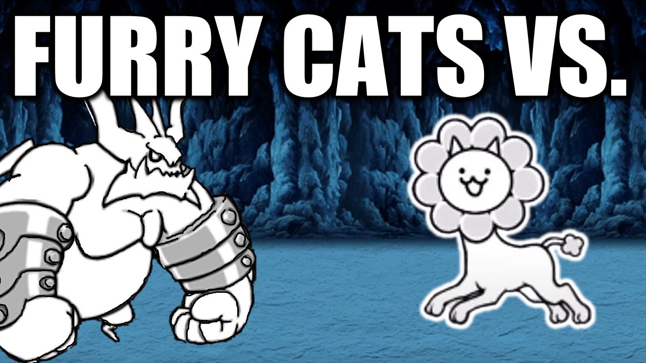 Can I Beat EOC Moon with Only Furry Cats - Battle Cats - YouTube