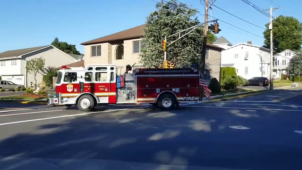Wood-ridge NJ Fire Department Engine 905 Responding 7-10-19 - YouTube