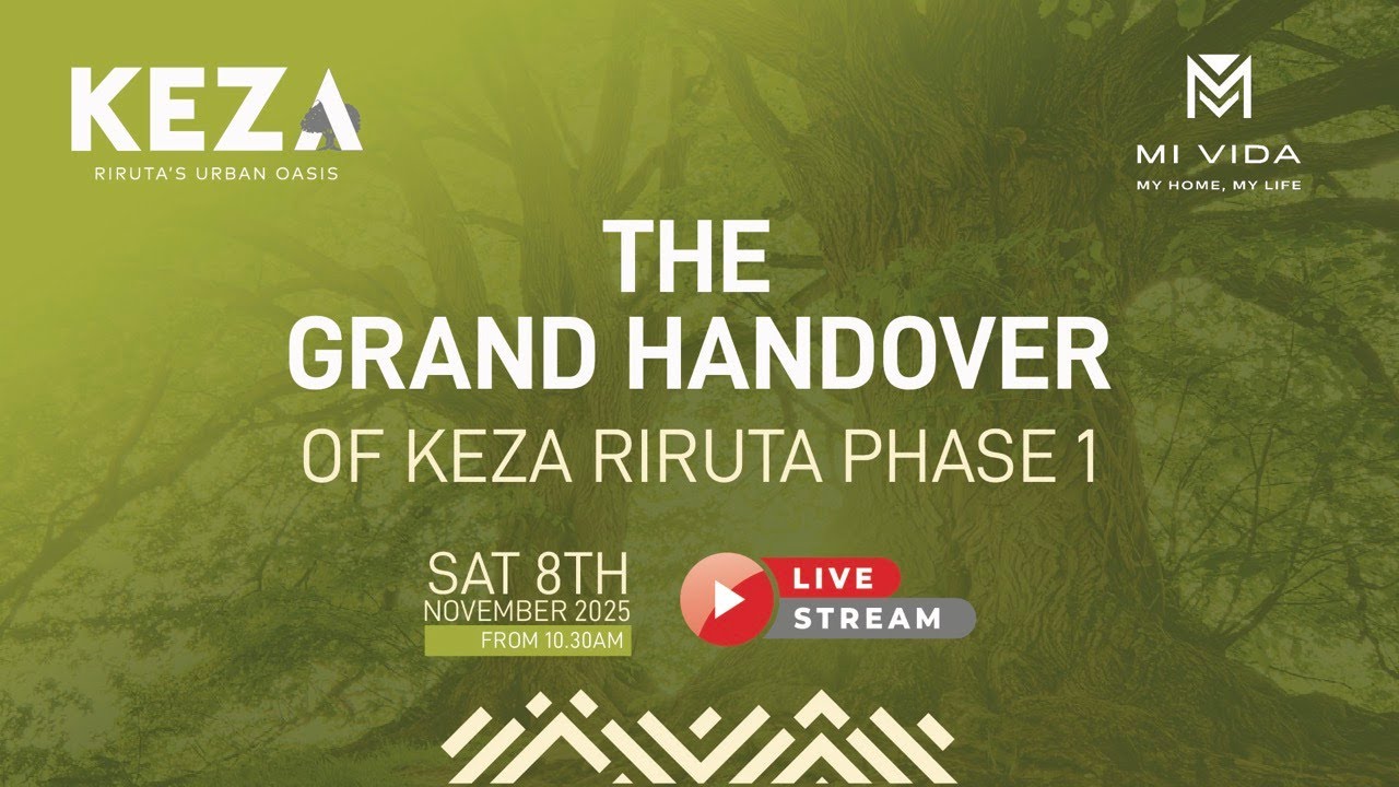 Grand Handover of KEZA Riruta Phase 1 | Live from KEZA Riruta - YouTube