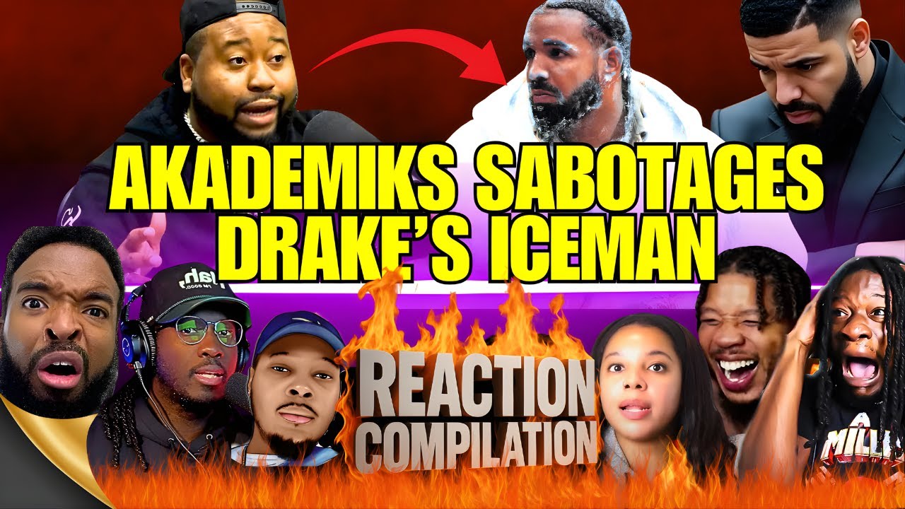 DJ Akademiks "SABOTAGES" Drake’s ICEMAN Album | Reaction Compilation ...
