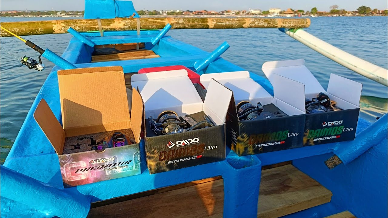 Unboxing reel Daido di laut dan cobain Shimano Vanford 2024 - YouTube