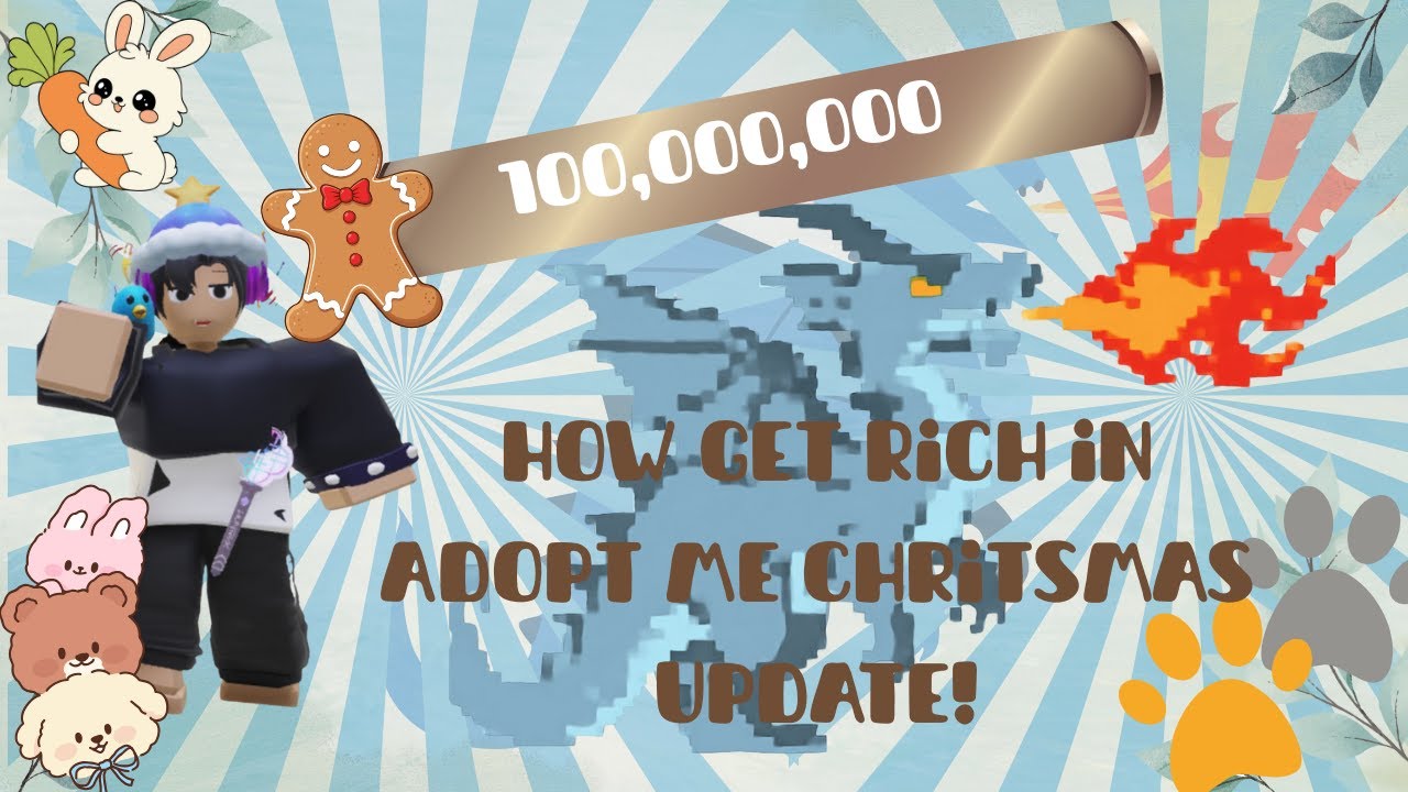 how to get rich In the new adopt me, Christmas update! *3 new pets😍 ...
