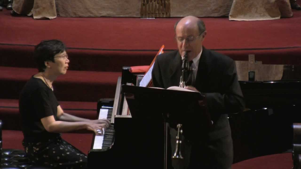 Tom Rose, clarinet and Betty Woo, piano perform: Robert Schumann ...