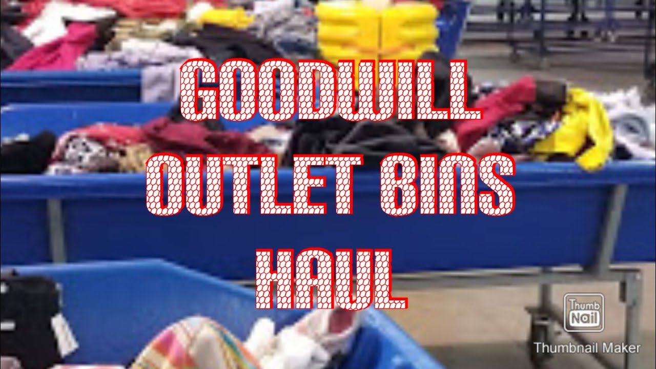Tuesday Goodwill (Outlet Bins) Thrift Haul #goodwilloutletbins # ...