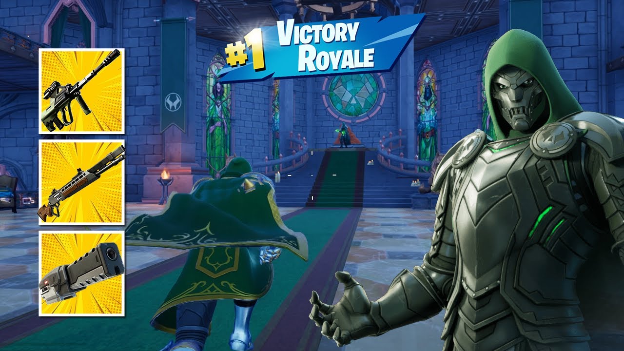 DOCTOR DOOM ELIMINATIONS | Zero Build Gameplay Wins (Fortnite Chapter 5 ...