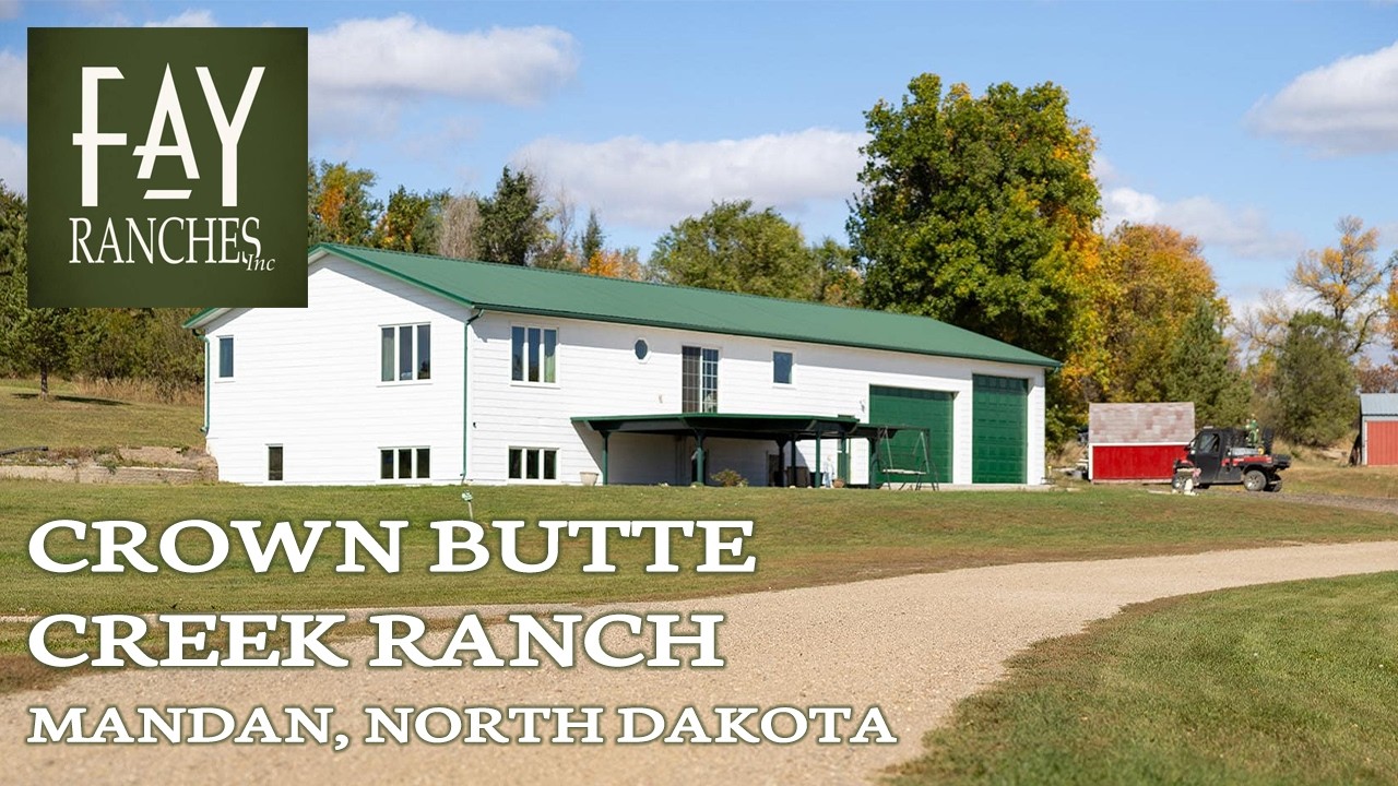 North Dakota Ranch For sale | Crown Butte Creek Ranch | Mandan, ND ...