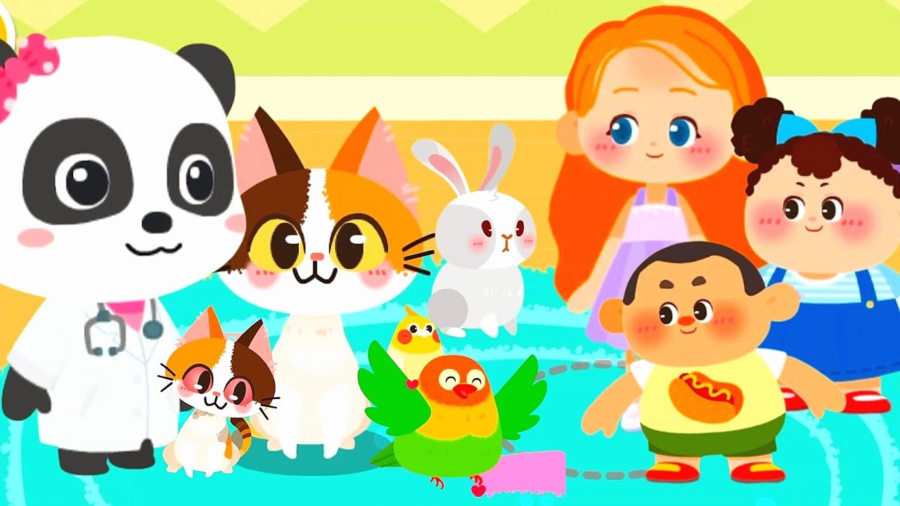 BABY🐼PANDA🚑RESCUED😿CAT&🦆DUCK ️ADOPTION👧🏻LILLY&👦🏻JERRY LOVE ANIMALS ...