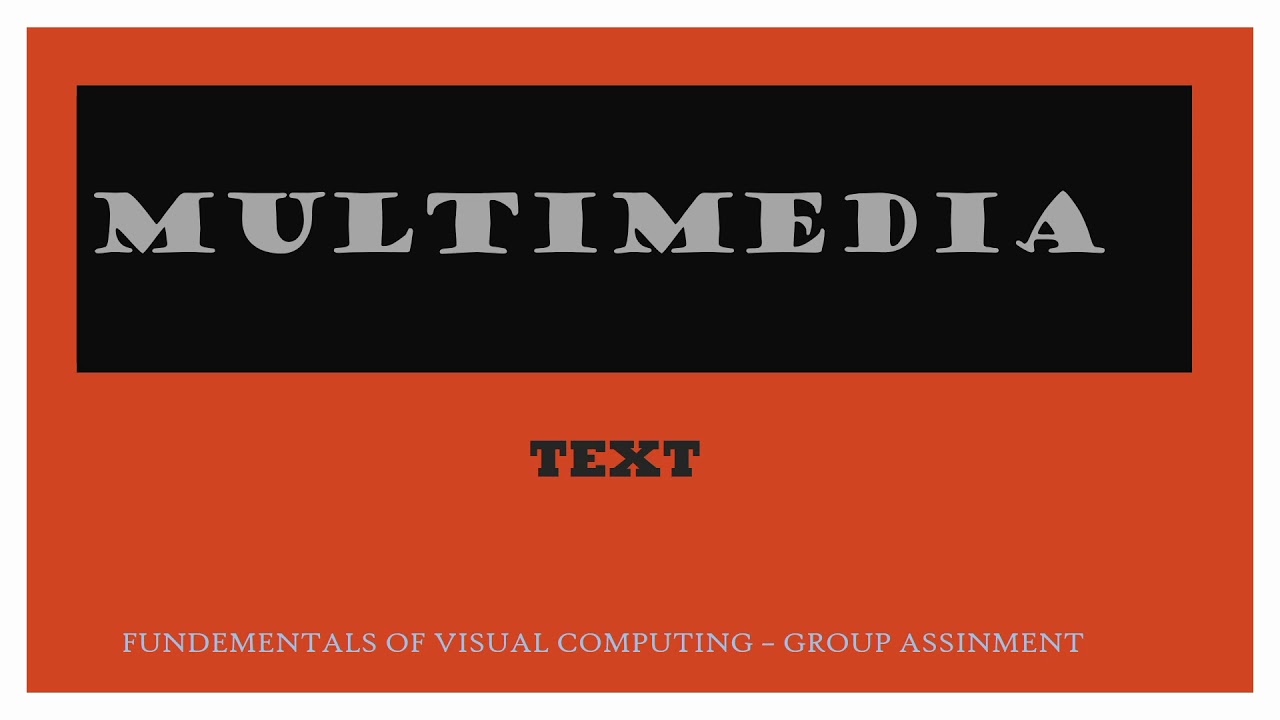 Multimedia Assignment Youtube 7668