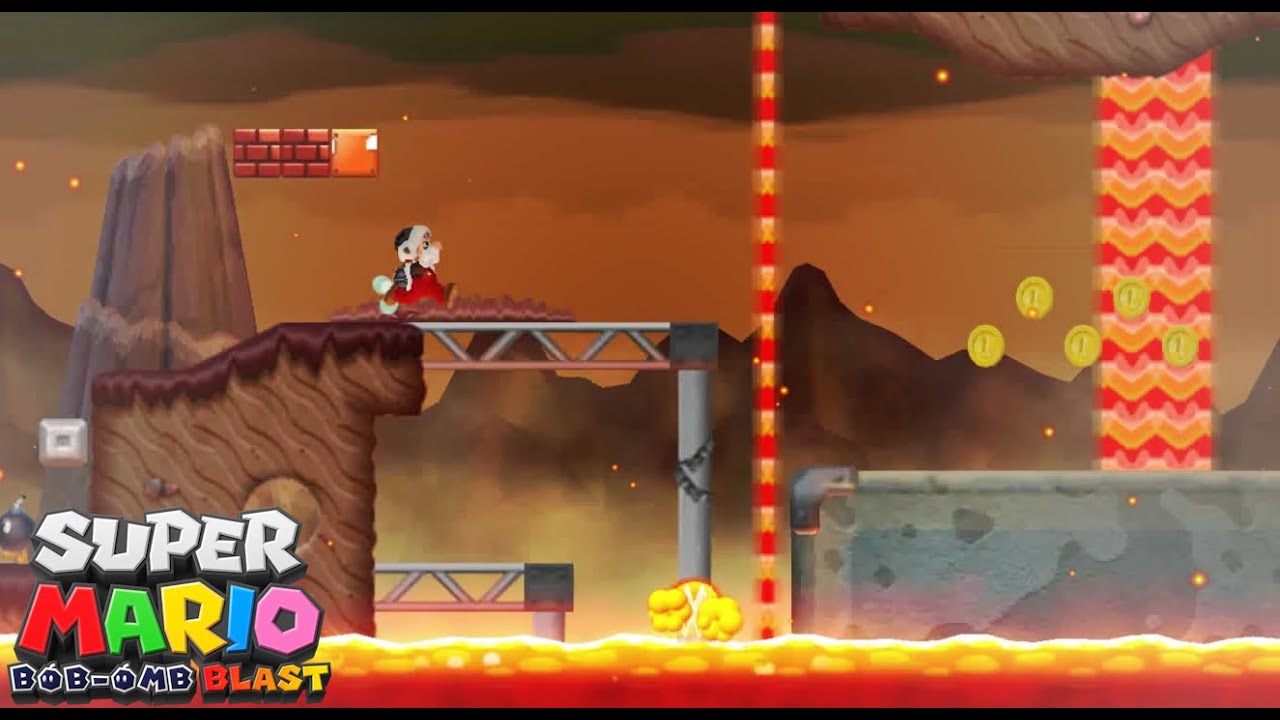 Super Mario Bob-omb Blast - Cliffs Preview - YouTube