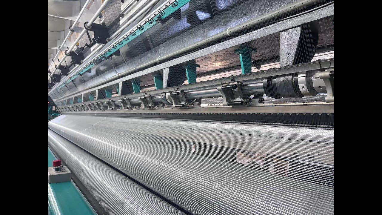 Fiberglass mesh reinforcement | Biaxial Technical Warp Knitting Machine ...