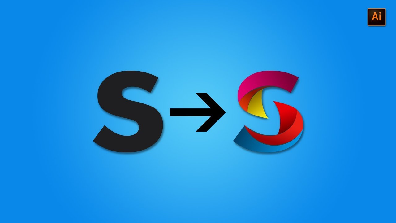 Adobe Illustrator - Letter - S Colorful Abstract Logo Design - Letter ...