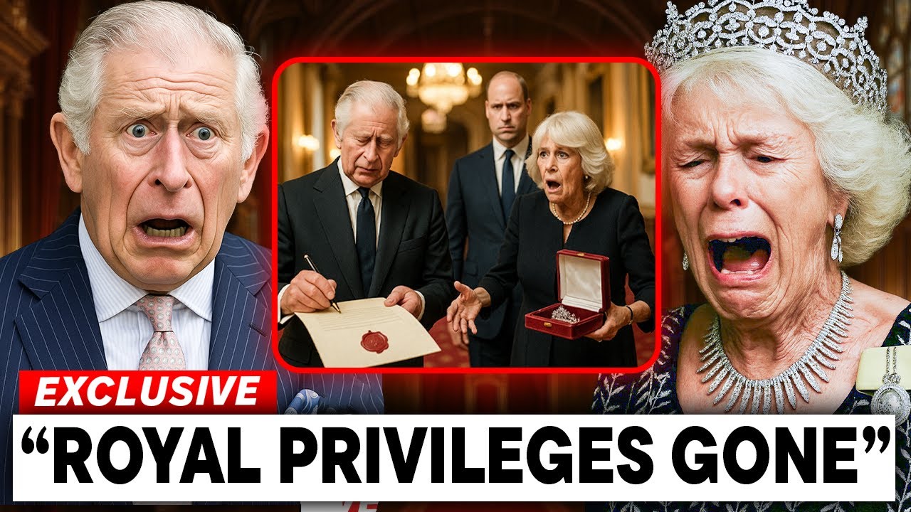 1 MIN AGO: King Charles STRIPS Camilla’s Family of All Royal Privileges ...