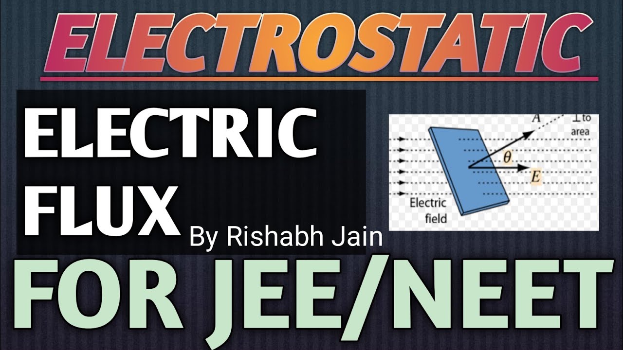 ELECTRIC FLUX | ELECTROSTATICS | CRASH COURSE JEE/NEET | PHYSICS | BY ...