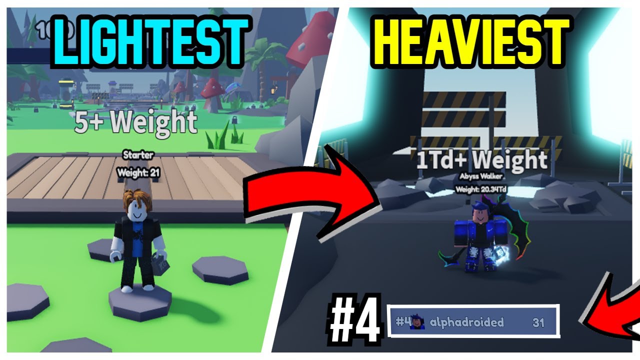 I Became *THE HEAVIEST* Player | In Get Heavy Simulator - YouTube