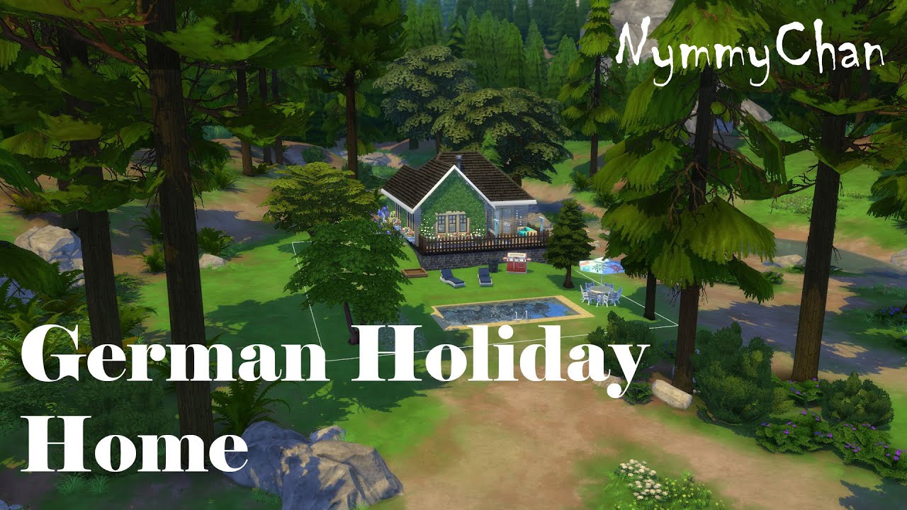 German Holiday Home || Speed Build || Sims 4 || - YouTube