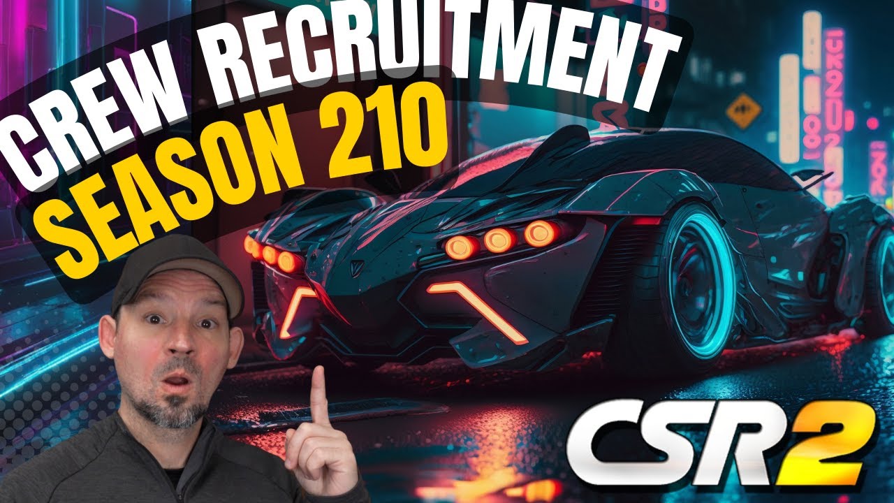 CSR2 Crew Recruitment Season 210 | Find a Crew CSR2 | Find Crew Members ...