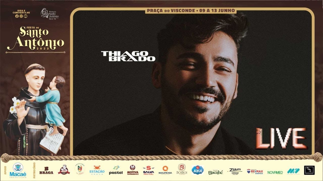 Show do Thiago Brado - ao vivo - YouTube