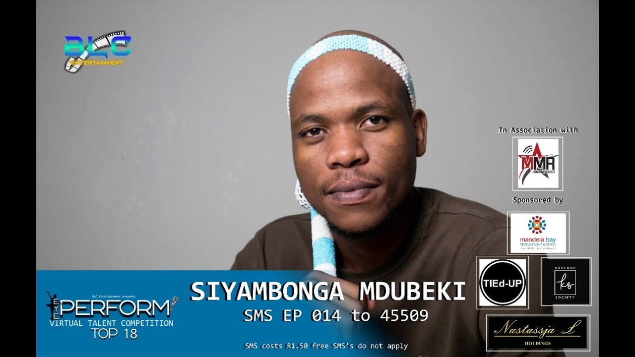 Top 18 - Siyambonga Mdubeki - YouTube