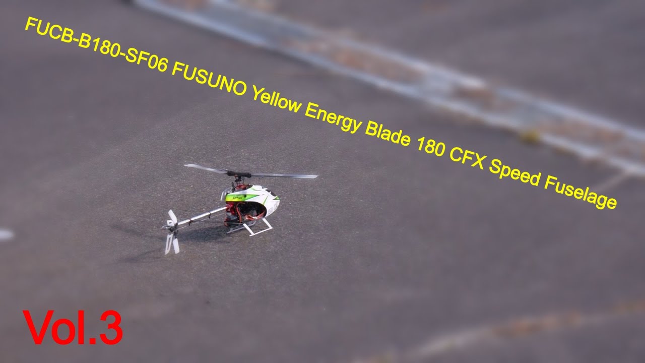 FUCB-B180-SF06 FUSUNO Yellow Energy Blade 180 CFX Speed Fuselage RC ...