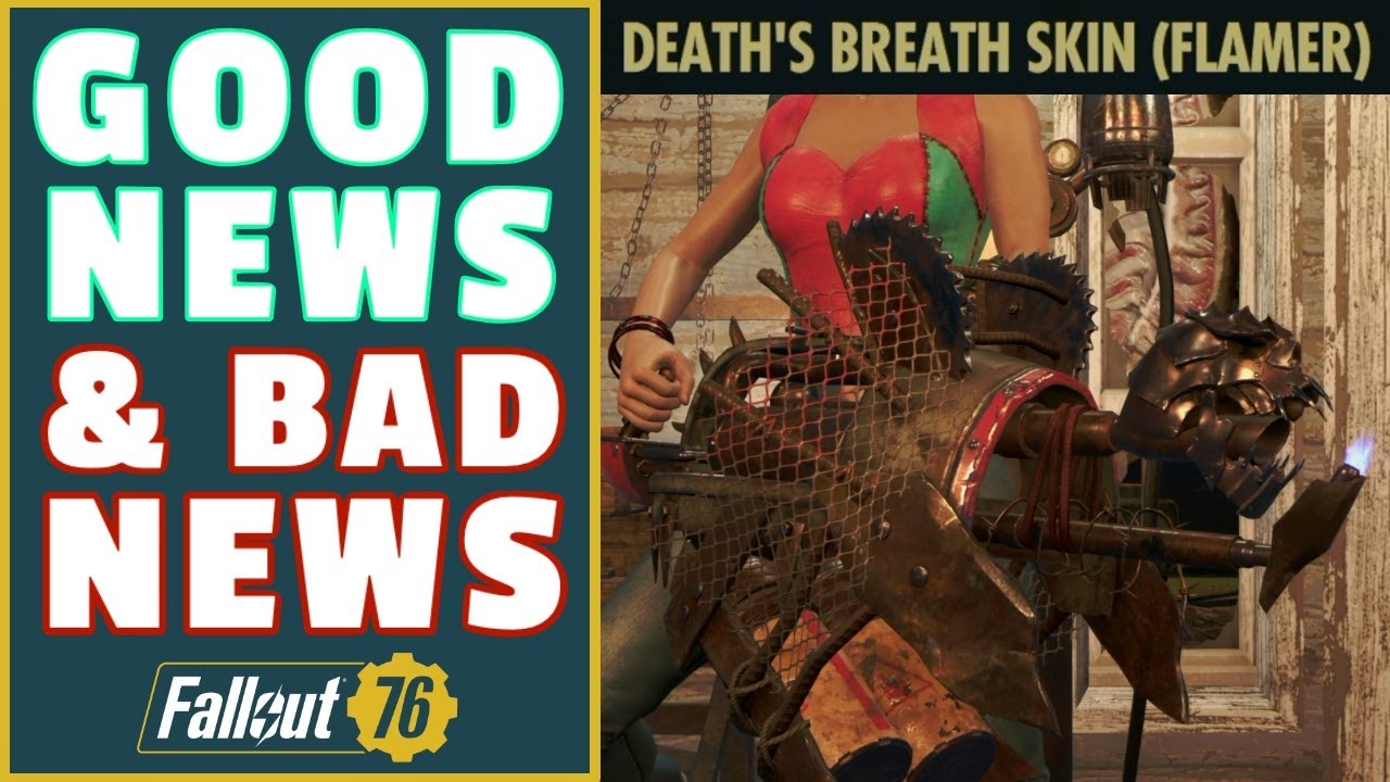Death's Breath Hot New Flamer Skin BITTER SWEET // Fallout 76 - YouTube