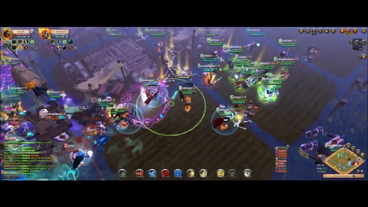 Parte 8 - Bomb McN vs Militant- Gremio Monos con Navaja - Albion Online ZvZ - YouTube