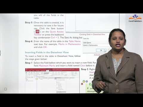 CORAL PUBLISHERS CONNECT WITH COMPUTER CLASS 8 CHAPTR 3 CREATING TABLES AND REPORTS ACCESS 2016 ...