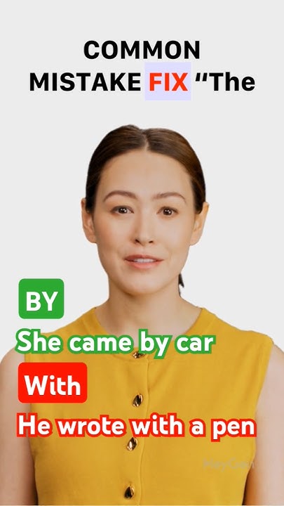 “Using BY or WITH? Stop mixing them up! Let's Upgrade English with Caroline. #SpeakFluent - YouTube